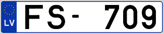 Auto numuri - Pārdod Numura zīmi FS709 : Numur1.lv